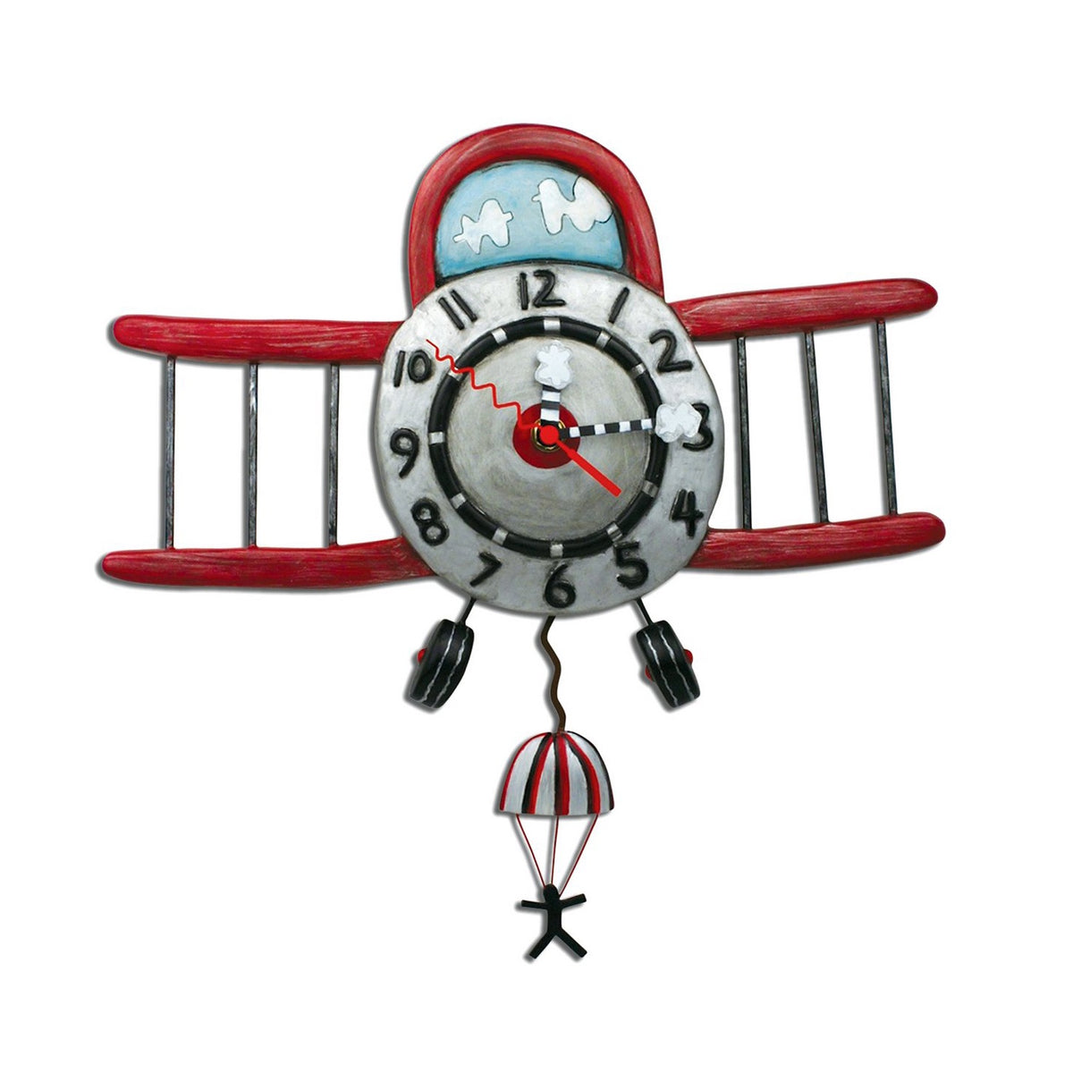 Airplane Jumper Clock – Deluxe Greytown NZ