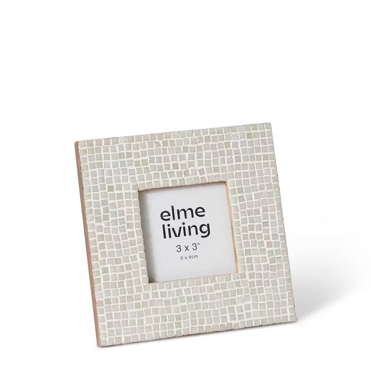 Cambria-White Photo Frame | 3 x 3" – Deluxe Greytown NZ
