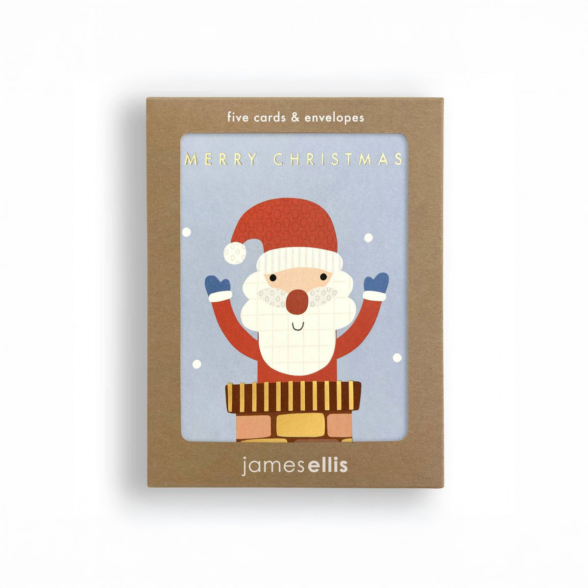 Christmas Mini Card | Santa Pack of 5 – Deluxe Greytown NZ