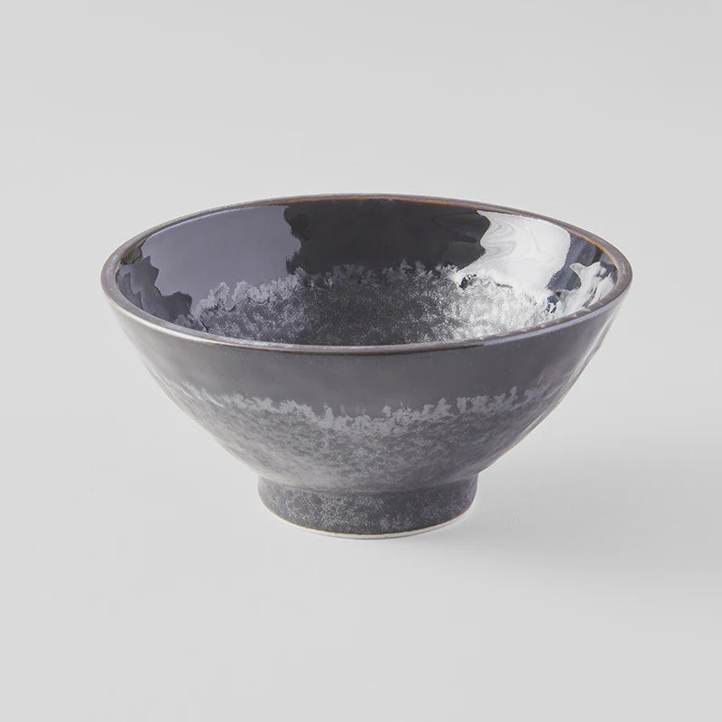 Japanese Medium Bowl | Matte & Shiny Black – Deluxe Greytown NZ