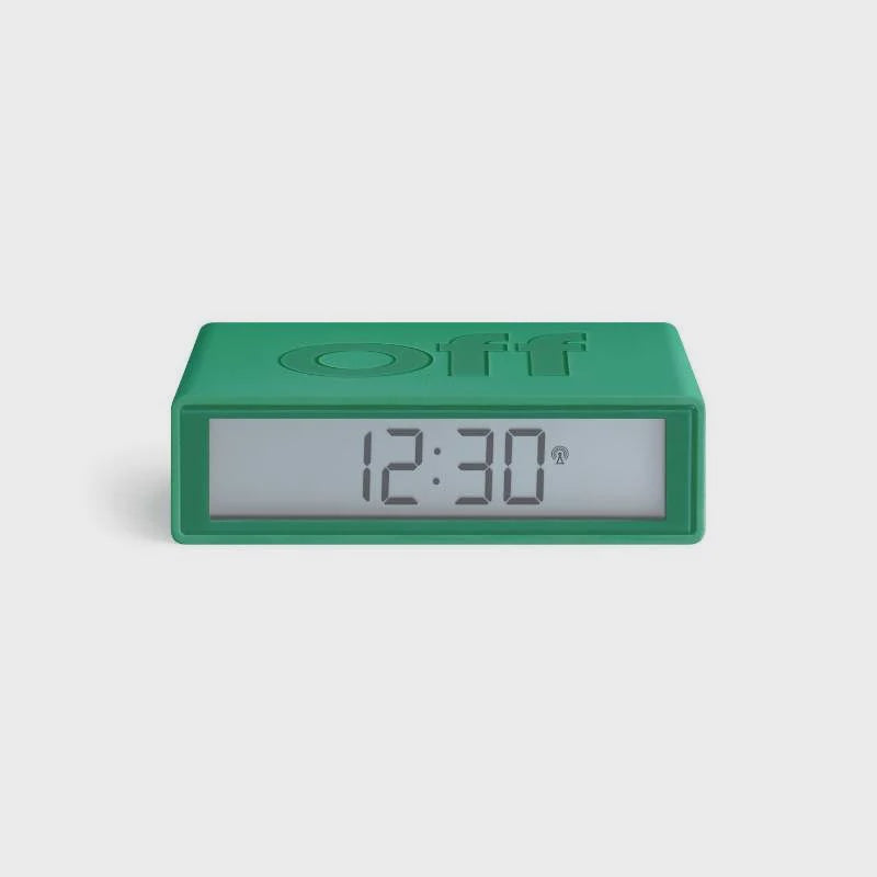 Lexon Classic Flip Alarm Clock | Green – Deluxe Greytown NZ