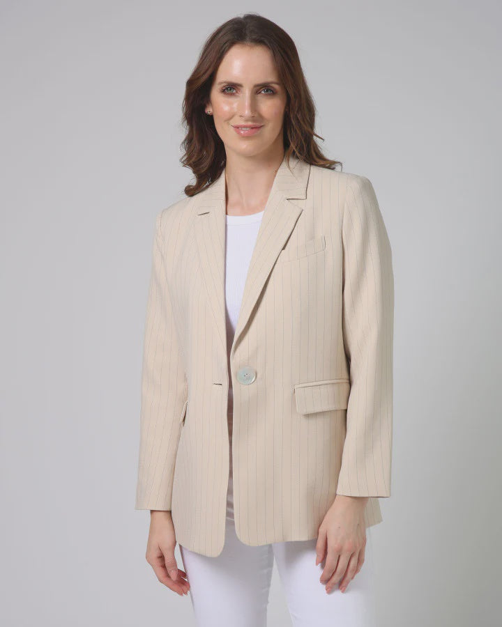 Stella + Gemma Blanca Blazer | Chai – Deluxe Greytown NZ