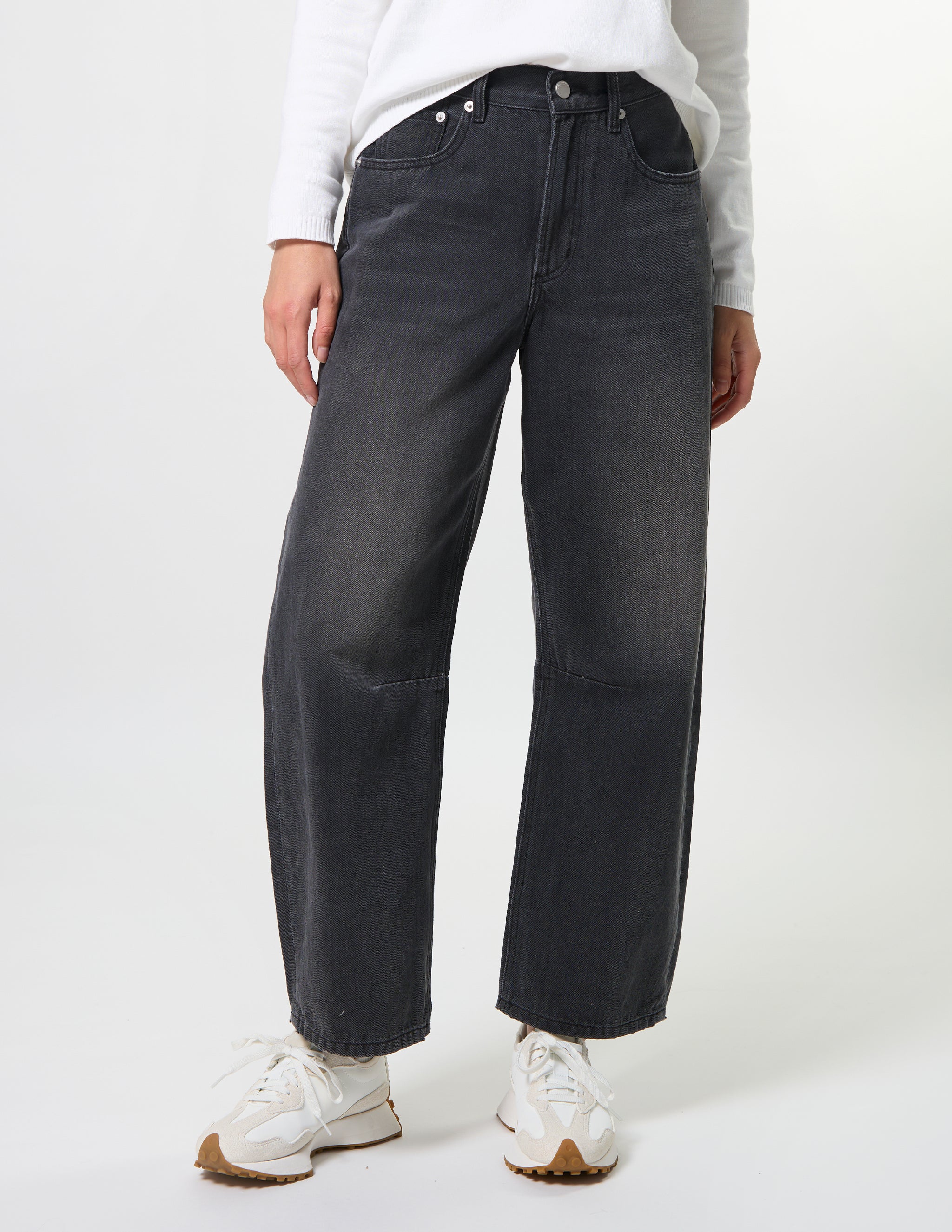 Stella + Gemma Carson Barrel Jean | Slate Grey – Deluxe Greytown NZ